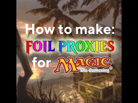 How to design your own MTG proxies