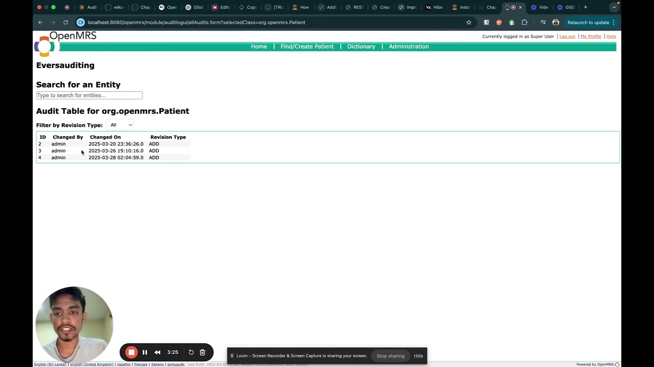 GSoC 2025 : Improved Audit Logging - Brainstroming - GSoC - OpenMRS Talk
