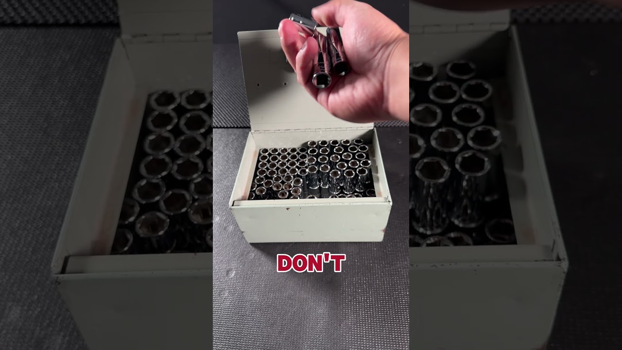 Missing a 10mm socket again? We’ve got 100 reasons you’ll never lose it again! 📹 @MechanicLink