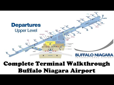 Buffalo Niagara Airport Terminal Walkthrough - 2023