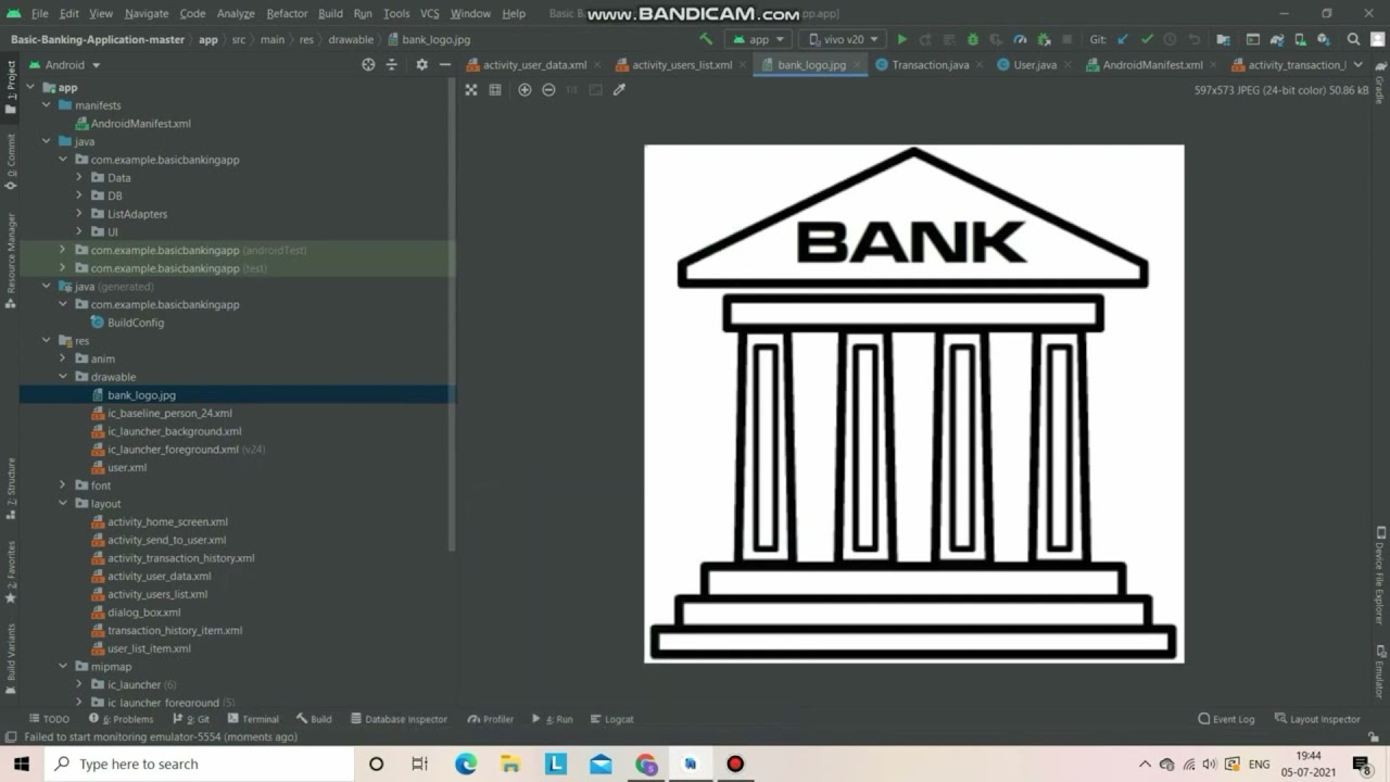 Basic Banking System App using Java