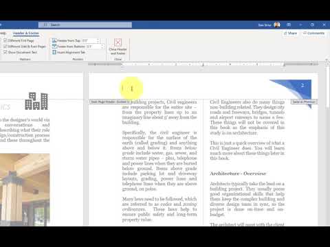 How to Insert and Modify Headers and Footers in Microsoft Word