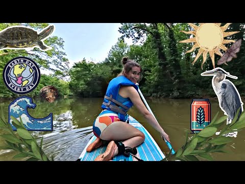 Paddle Boarding This Creek is Rougher Than Expected!