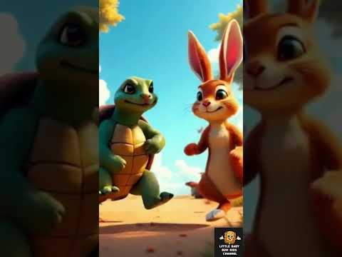| Narrative Poetry for Kids | The Tortoise and the Hare - A Fable Poem |Little Baby Bum Kids Channel
