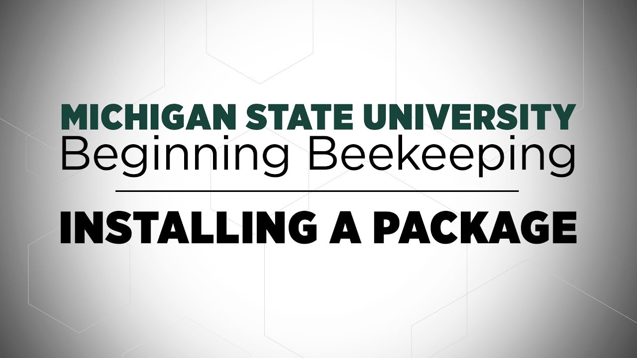 Beginning Beekeeping: Installing a Package