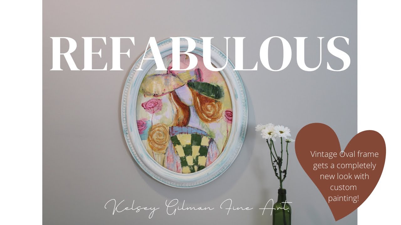 This Oval Frame gets a completely new look!