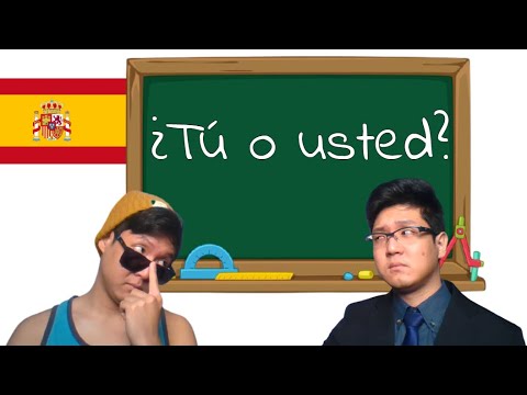 Tú o usted (tú ou usted) - discurso formal ou informal em espanhol