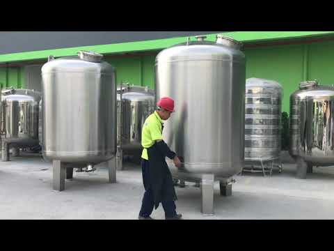 Stainless Steel SS304 Water Filter Tank Filter Housing Water/Milk/Juice/Beer Storage Tank