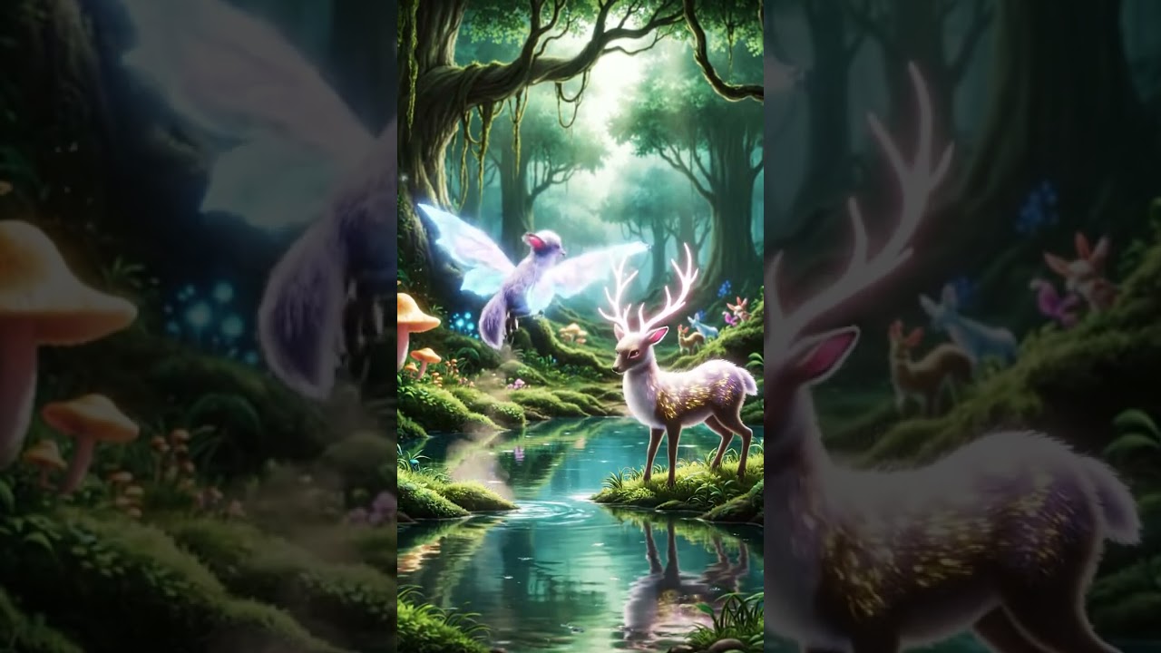 ✨ Secrets of the Enchanted Forest | Magical Creature Glow-Up Rituals Revealed 🌿🧚 #4knature #4kasmr