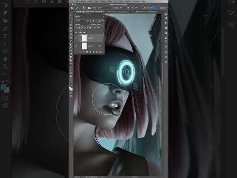 Cyber Girl Photo Manipulation Speed Art