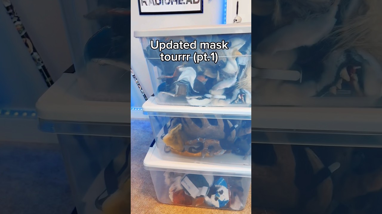 PT.1 OF A MASK TOUR!#therian #therianmask #theriangear #quadrobics #catmask #therianthropy #furry