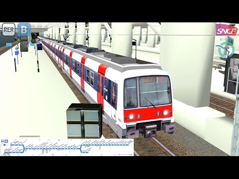 [Open Rails] Cab Ride RER B (MI79 UM 8201 + 8202) | Saint-Rémy-lès-Chevreuse → Aéroport CDG 2 TGV