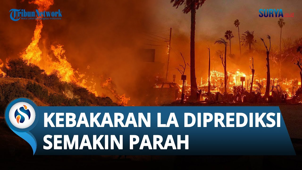 Kebakaran di Los Angeles Diprediksi Makin Dahsyat, Kerusakan Meningkat ... Kebakaran di Los Angeles Diprediksi Makin Dahsyat, Kerusakan Meningkat ...