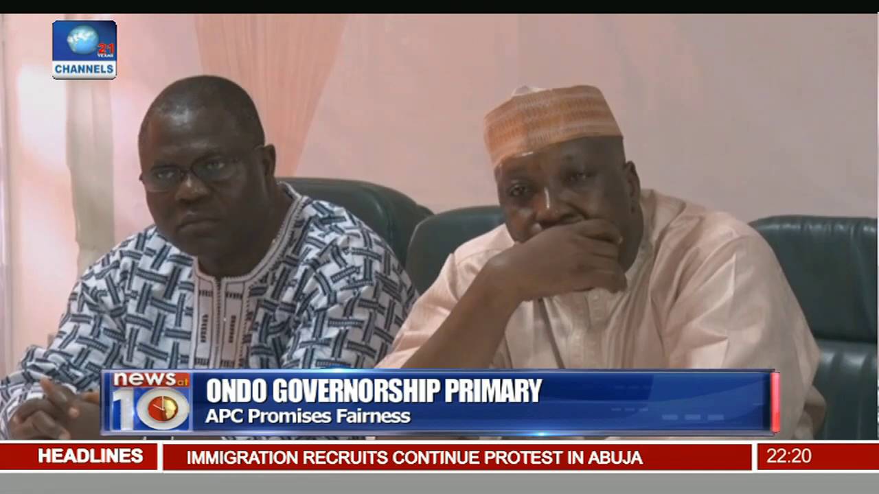 APC Promises Fairness In Ondo Governorship Primary