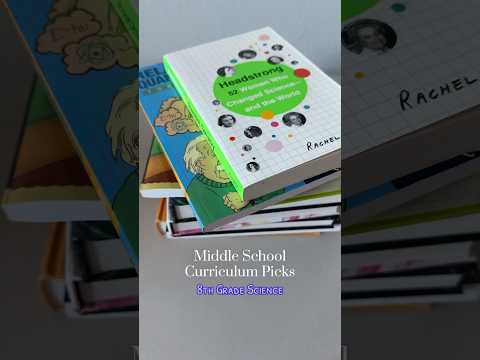 Middle School Curriculum Picks 8th Grade Secular Science #homeschool #curriculum #science