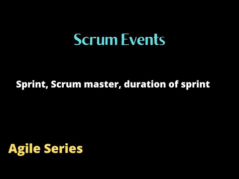 SCRUM events | Agile Series 4 | Tamil