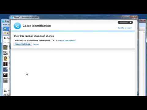 How to set up your Skype caller ID - Windows