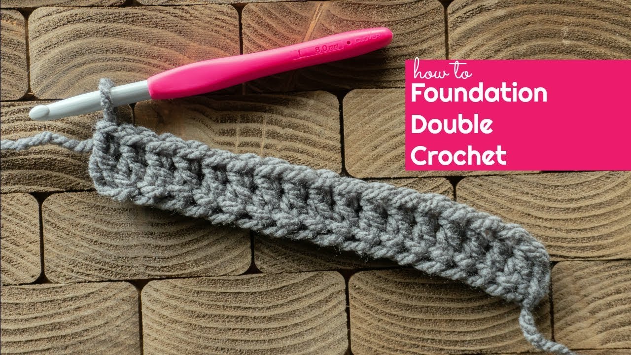 Foundation Double Crochet (FDC) Tutorial | Step-by-Step Tutorial