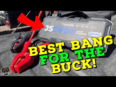 Best Bang for the Buck Jump Starter! (Topdon 3000A)