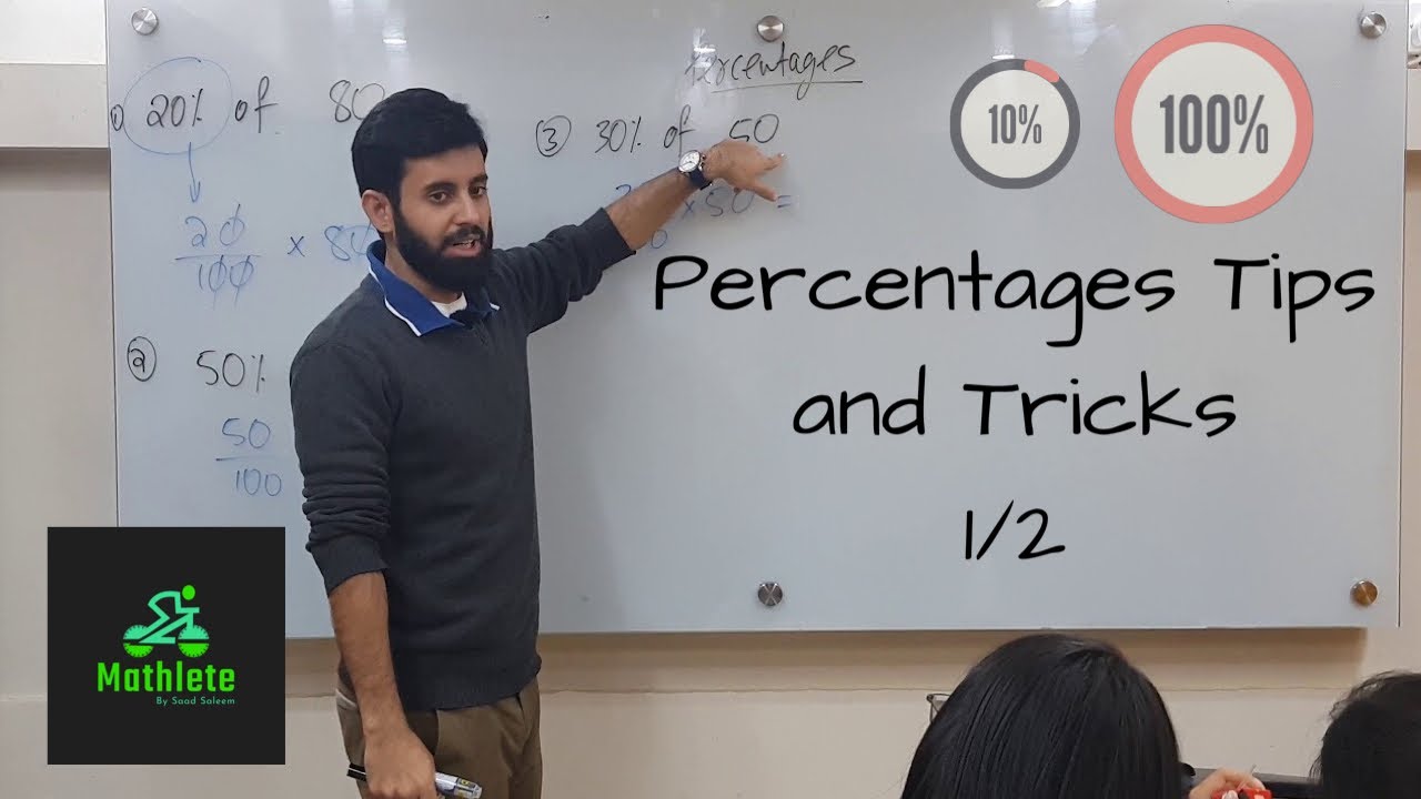 Percentages Tricks and Shortcuts - Part 1/2
