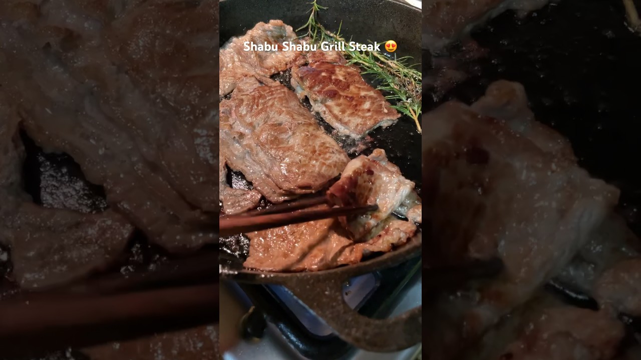 Shabu Shabu New York Strip Thinly Sliced ❤️ #shorts