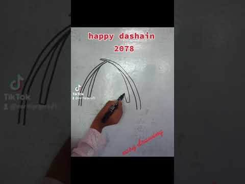 #easy dashain drawing #yessmartypie #easydrawing #kidsteacher #montessoriteacher