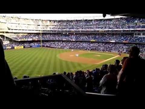 "O Canada" and the "Star Spangled Banner" - Yankee Stadium - Yankees vs Blue Jays