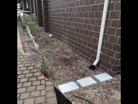 Landscapers black mulch/before and after.