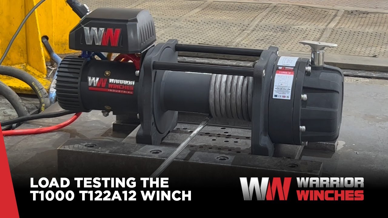 Warrior Winches T122A12 Load Test