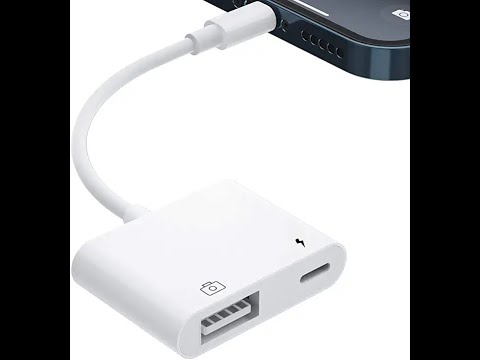 iPhone 14 Pro lightning to USB adapter for external storage