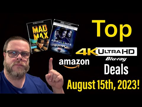 Top 4K UHD Blu-ray Deals at Amazon for August 15th, 2023!