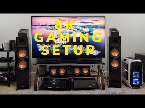 8K PC Gaming Setup Tour using RTX 3090 RTX 3080