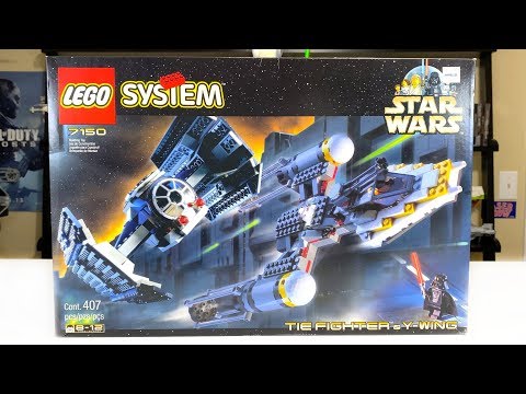 LEGO Star Wars 7150 TIE FIGHTER & Y-WING 1999 Set Review!