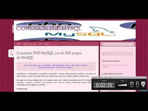 Video Tutorial PHP-MySQL!!! | Conexión PHP-MySQL