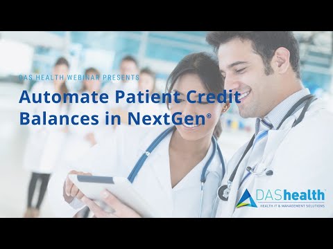 Automate Patient Credit Balances in NextGen