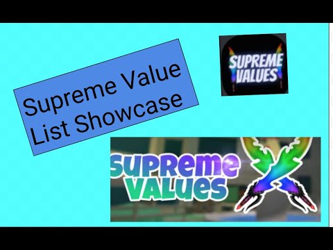 Supreme Values - New MM2 Value List