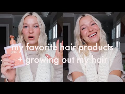 my favorite haircare products (as a blonde) + what i'm using to grow out my hair