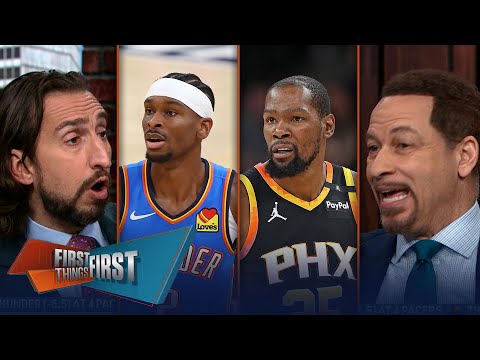 SGA would be ‘Mr. Thunder’ with Finals MVP, Trade Destinations for Kevin Durant | FIRST THINGS FIRST
