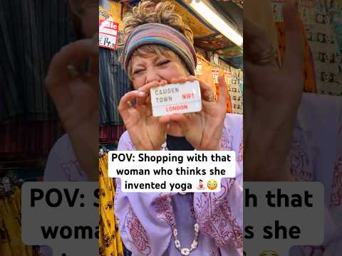POV. Shopping with that woman who thinks she invented yoga