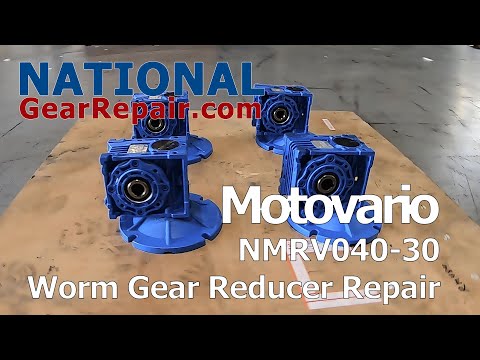 Motovario NMRV040-30 Worm Gear Reducer Repair