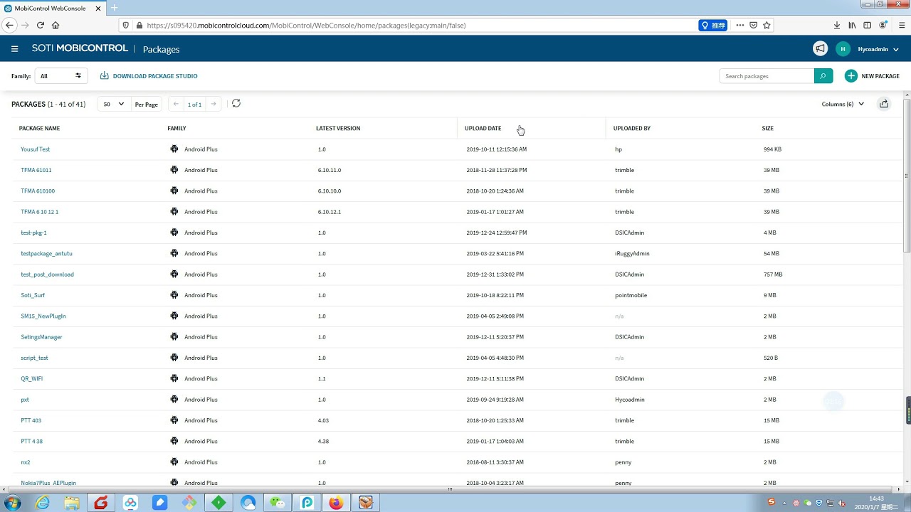 How to install the application via Soti