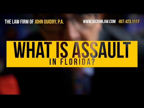 What is Assault in Florida?