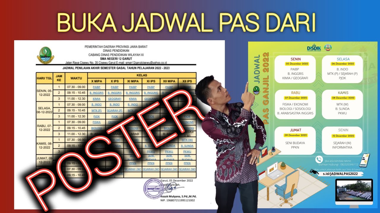 LANGKAH MEMBUKA FILE JADWAL PDF BASIS DIGITAL melalui POSTER