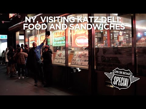New York, Visiting Katz Deli (On the Road w/ Stevie Kim): Food and Sandwiches