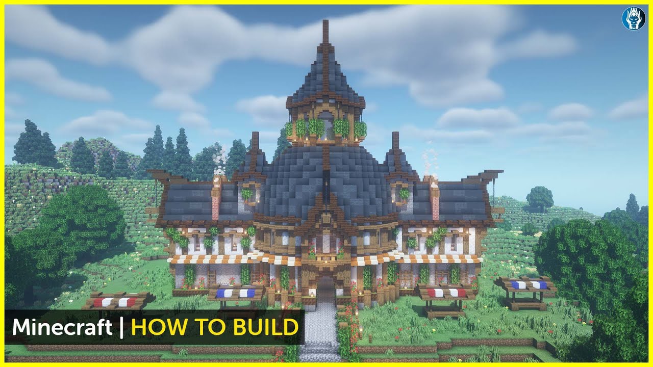 Minecraft How to Build a Fantasy Shop (Tutorial) - Minecraft Builders
