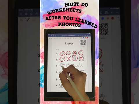 Must do worksheets after you learn phonics! (Jolly Phonics group 1) #jollyphonics