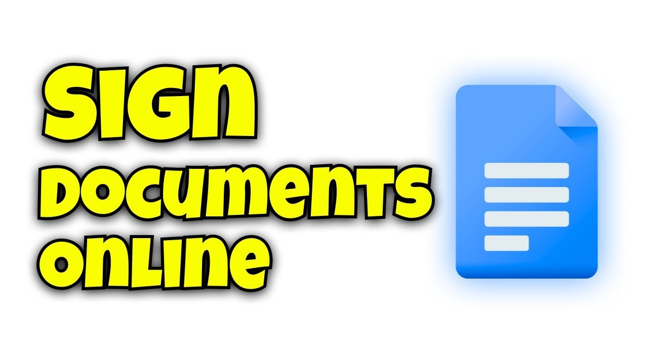 Sign Documents Online Free Google -STEP BY STEP