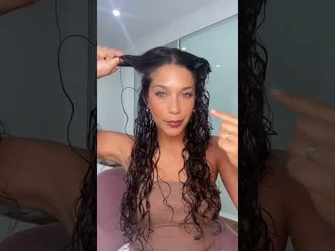 UPDATED CURLY HAIR ROUTINE (full details in my latest youtube video) #curlyhairroutine #curls