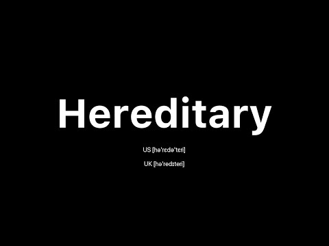 How to Pronounce Hereditary: πΊπΈ American English vs. π¬π§ British English