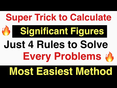 How to Calculate Significant Figures || Trick to Find Significant Figure